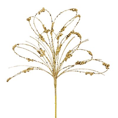 Set of 12 Gold Glitter Loop Picks | Frontgate
