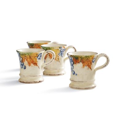 Vigneto Mugs, Set of Four | Frontgate