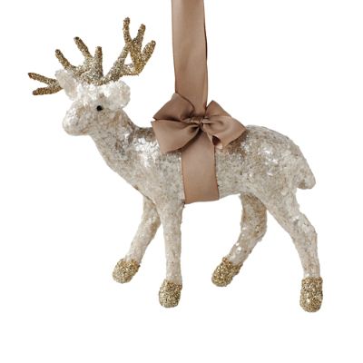 Mica Deer Ornament | Frontgate