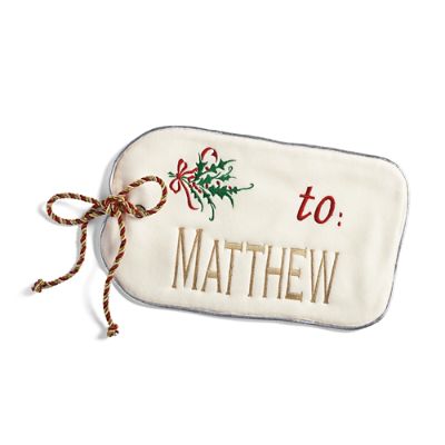 Quilted Santa Bag | Frontgate