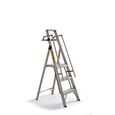 Slim Rail 3-Step Ladder | Frontgate