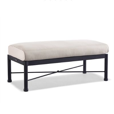 Roma Canopy Chair Ottoman with Cushion | Frontgate