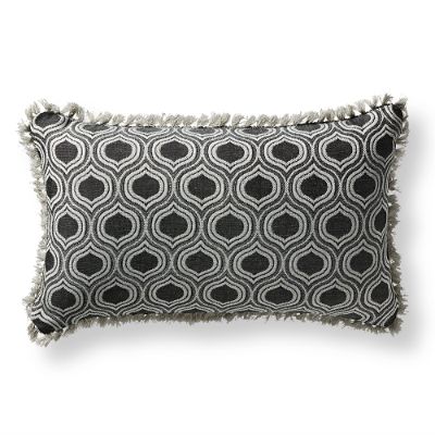 Ogee Echo Onyx Outdoor Lumbar Pillow | Frontgate