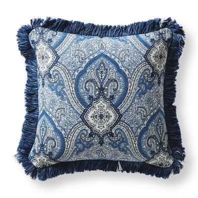 Oxford Cobalt Outdoor Pillow | Frontgate