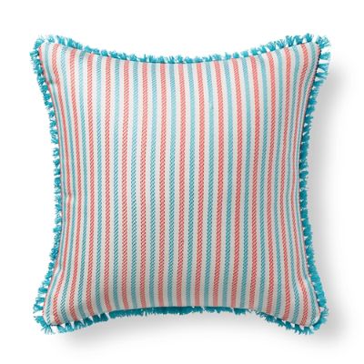 Fairway Stripe Tropical Outdoor Pillow | Frontgate