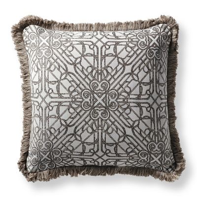 Orsini Gate Slate Outdoor Pillow | Frontgate