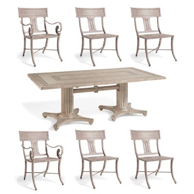 Athens 7-pc. Rectangular Dining Set | Frontgate
