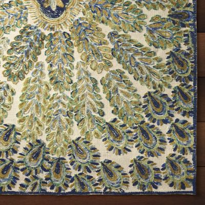 Peacock Area Rug Frontgate
