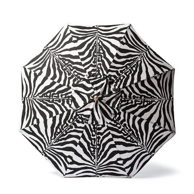 Scalamandre Zebra Skin Designer Umbrella | Frontgate