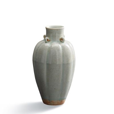 Celadon Fluted Vase | Frontgate