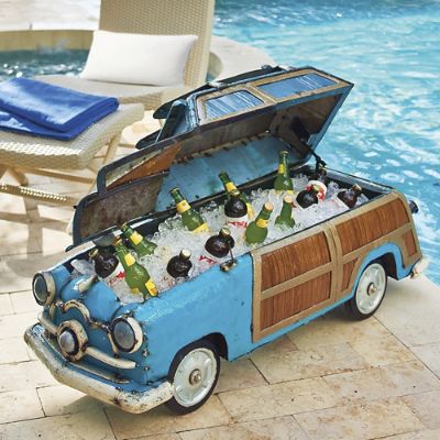 Vintage Woody Cooler | Frontgate