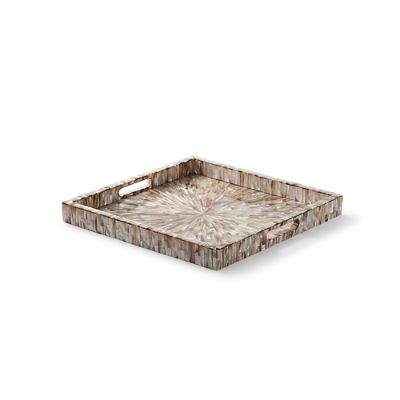 Shell Starburst Square Tray | Frontgate