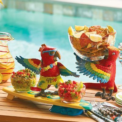 Margaritaville Surfing Parrot Server | Frontgate