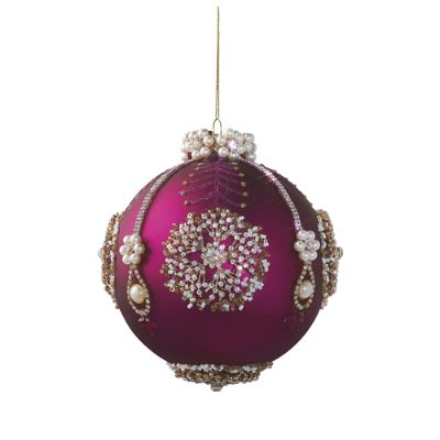 Raspberry Palace Jewel Ornament | Frontgate