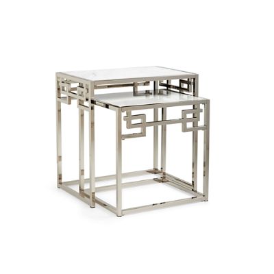 Greek Key Nesting Tables | Frontgate