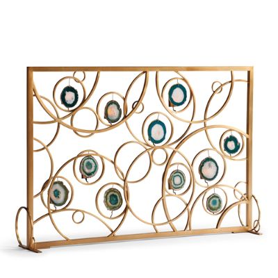 Geode Firescreen | Frontgate