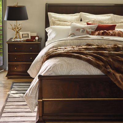 Greenwich Sleigh Bed | Frontgate