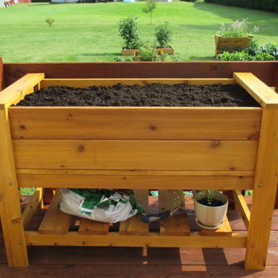 Western Cedar Elevated Garden | Frontgate