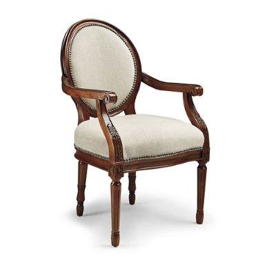 Langston Round Back Arm Chair | Frontgate