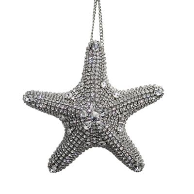 Swarovski Crystal and Shell Starfish Tree Topper | Frontgate