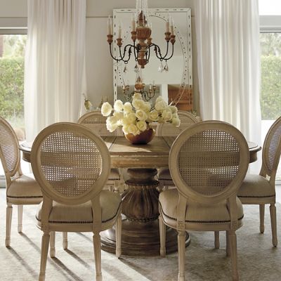 Avignon Pedestal Dining Table | Frontgate