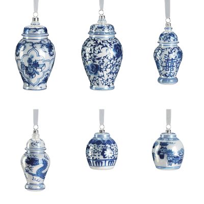 Ginger Jar Accent Ornaments Set Of Six Frontgate