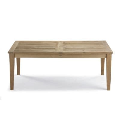 Teak Expandable Dining Table in Weathered Finish | Frontgate