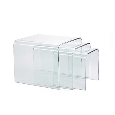 Glass Nesting Tables, Set of Three | Frontgate
