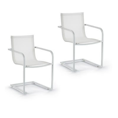 Palazzo Shell Sling Dining Arm Chairs, Set of Two | Frontgate