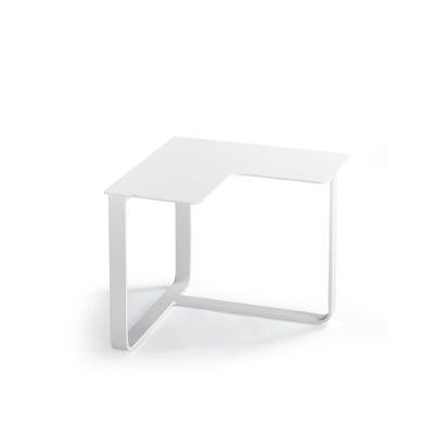 Palazzo White Corner Table | Frontgate