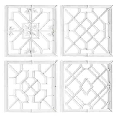 Square Wall Plaques, Set of Four | Frontgate
