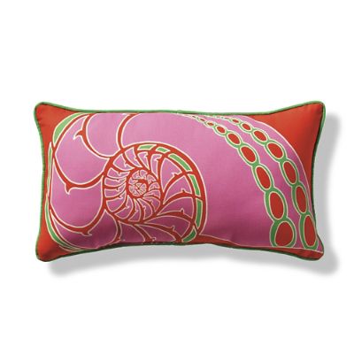 Nautilus Shell Outdoor Pillow | Frontgate