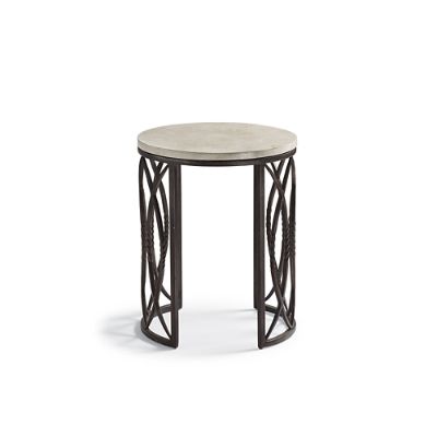 Valetta Iron Round Side Table | Frontgate