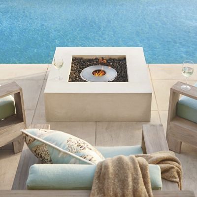 Maryn Square Fire Table | Frontgate