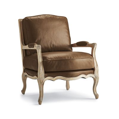 Margot Leather Chair | Frontgate