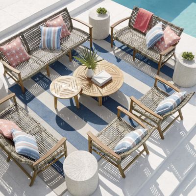 Isola Sofa in Natural Finish | Frontgate