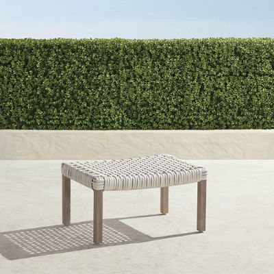 Isola Ottoman in Weathered Finish | Frontgate