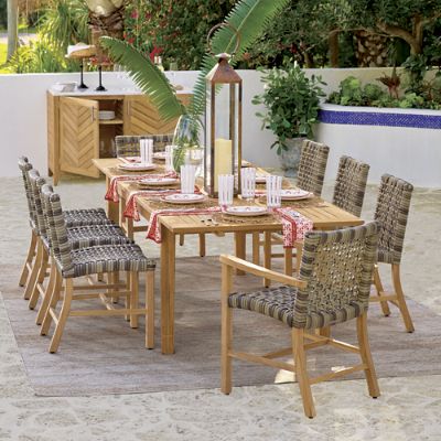Isola Dining Collection in Natural Finish | Frontgate