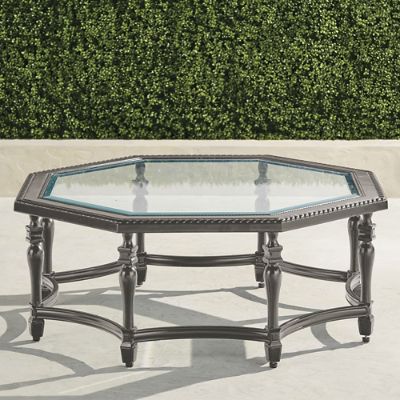 Carlisle Octagon Chat Table in Slate Finish | Frontgate