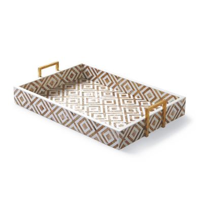 Coco Penshell Rectangular Copper Tray | Frontgate