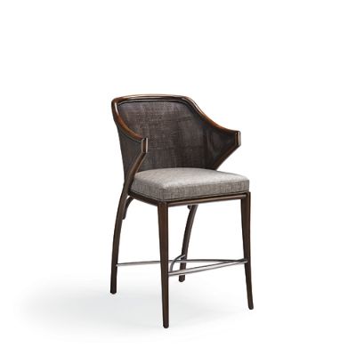 Miles Woven Arc Bar and Counter Stools | Frontgate