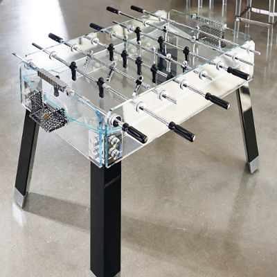Contropiede Glass Foosball Table | Frontgate