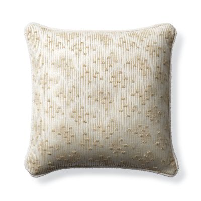 Acoustic Effect Sand Indoor/Outdoor Pillow | Frontgate
