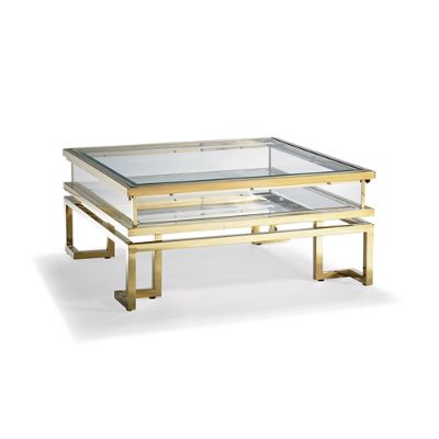 Palmer Sliding Square Coffee Table | Frontgate