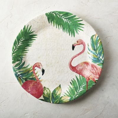 Flamingo Melamine Dinnerware and Serveware | Frontgate