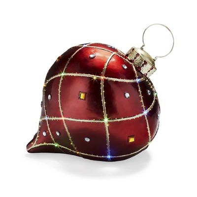 Fiber Optic LED Red Teardrop Ornament | Frontgate