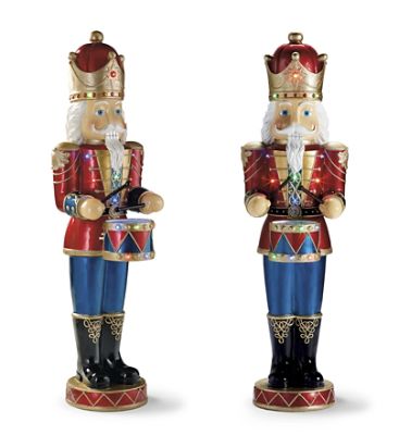 61" LED Nutcrackers, Set of Two | Frontgate