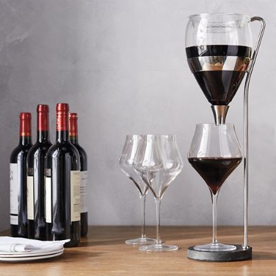 Vagnby's Table Tower Aerating Wine Dispenser | Frontgate