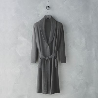 Cashmere Rib-Knit Robe | Frontgate