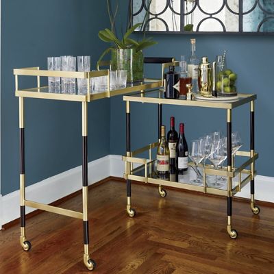 Farrow Swivel Bar Cart by Martyn Lawrence Bullard | Frontgate
